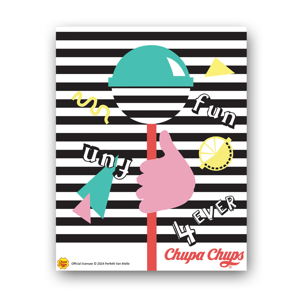 Chupa Chups Black & White Stripes Art Print – Chupa Chups Online Shop